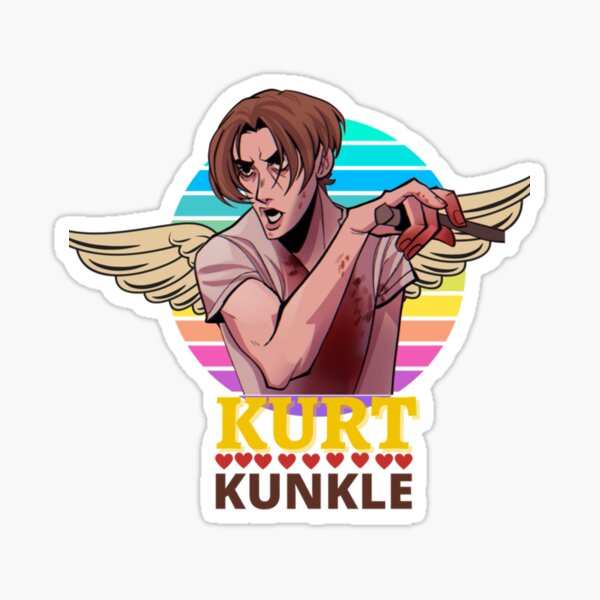 "kurt kunkle " Sticker for Sale by WadeEllisArt | Redbubble