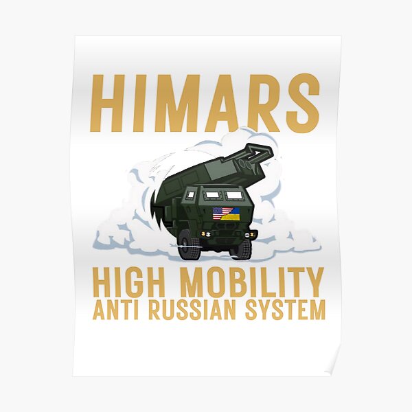 "Saint Himars Hight Mobility Anti russian System" Poster for Sale by ...