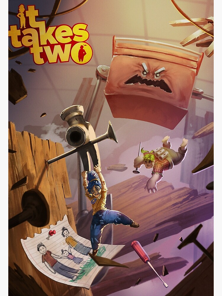 It Takes Two Puzzle Game Premium Matte Vertical Poster sold by Igor ...