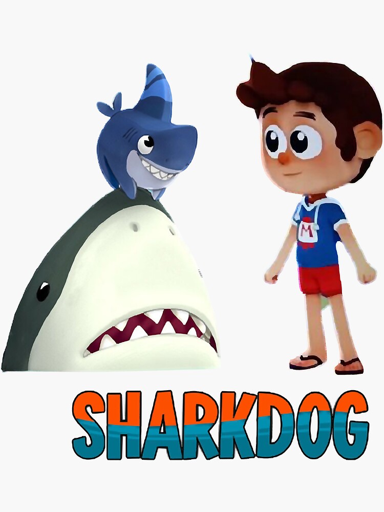 "Max and sharkdog love" Sticker for Sale by DCdesignstorys | Redbubble