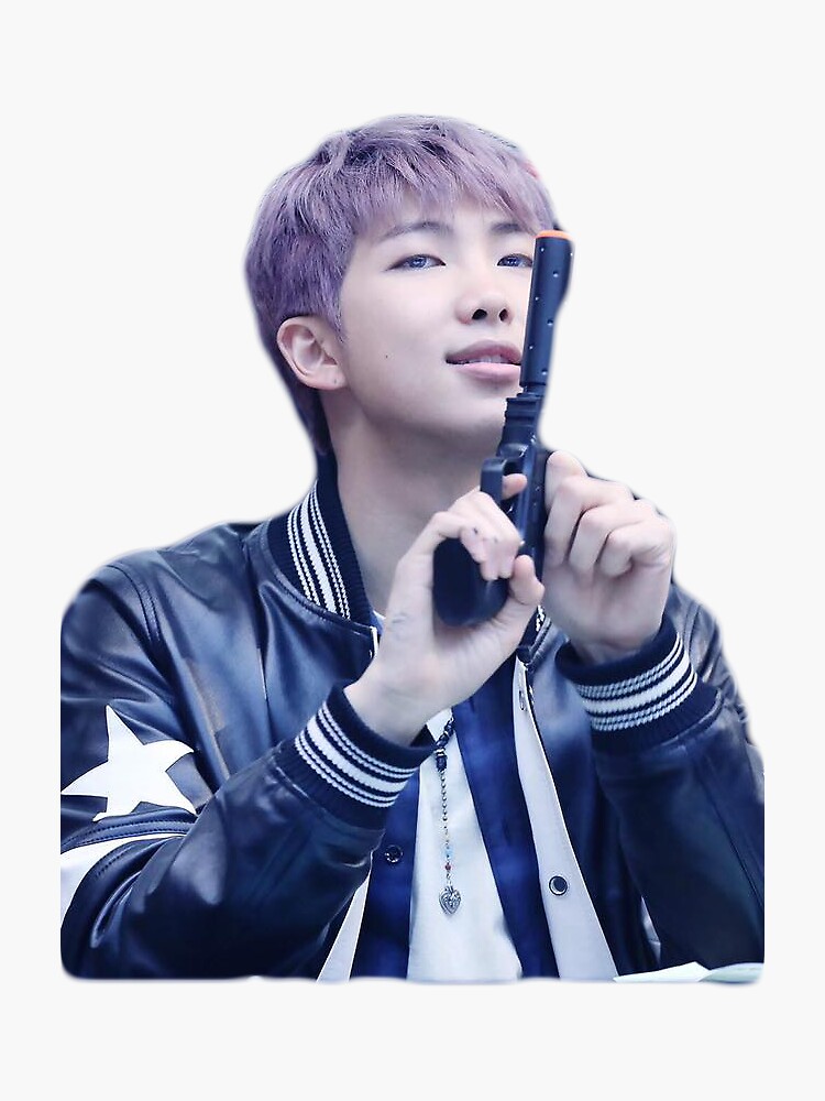 "KIM NAMJOON" Sticker for Sale by Jenskey | Redbubble