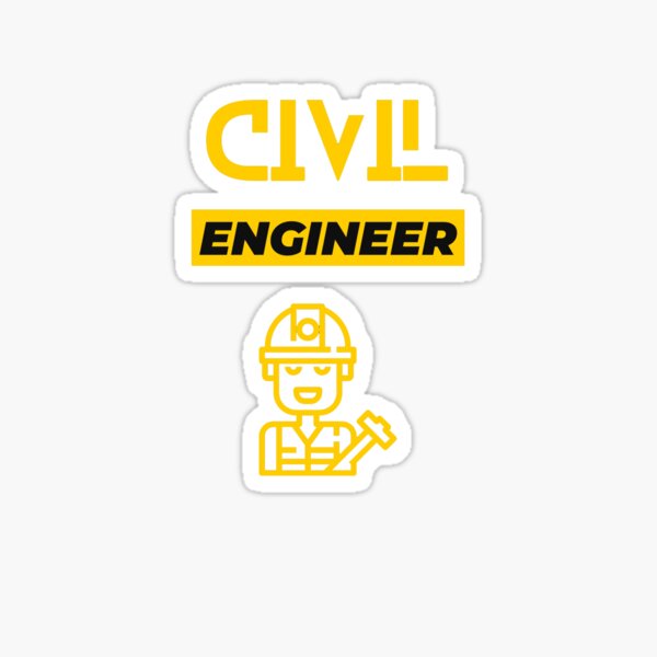 "Civil Engineer" Sticker for Sale by pankajmadhu | Redbubble