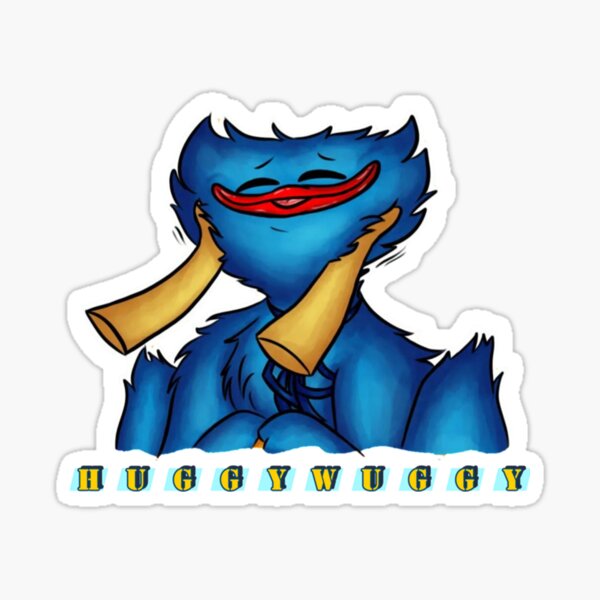 "Huggy Wuggy (3)" Sticker for Sale by KeanmabaKNM | Redbubble