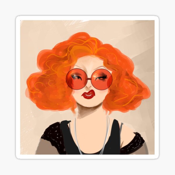 "Jinkx monsoon" Sticker for Sale by CrystalWinkle | Redbubble