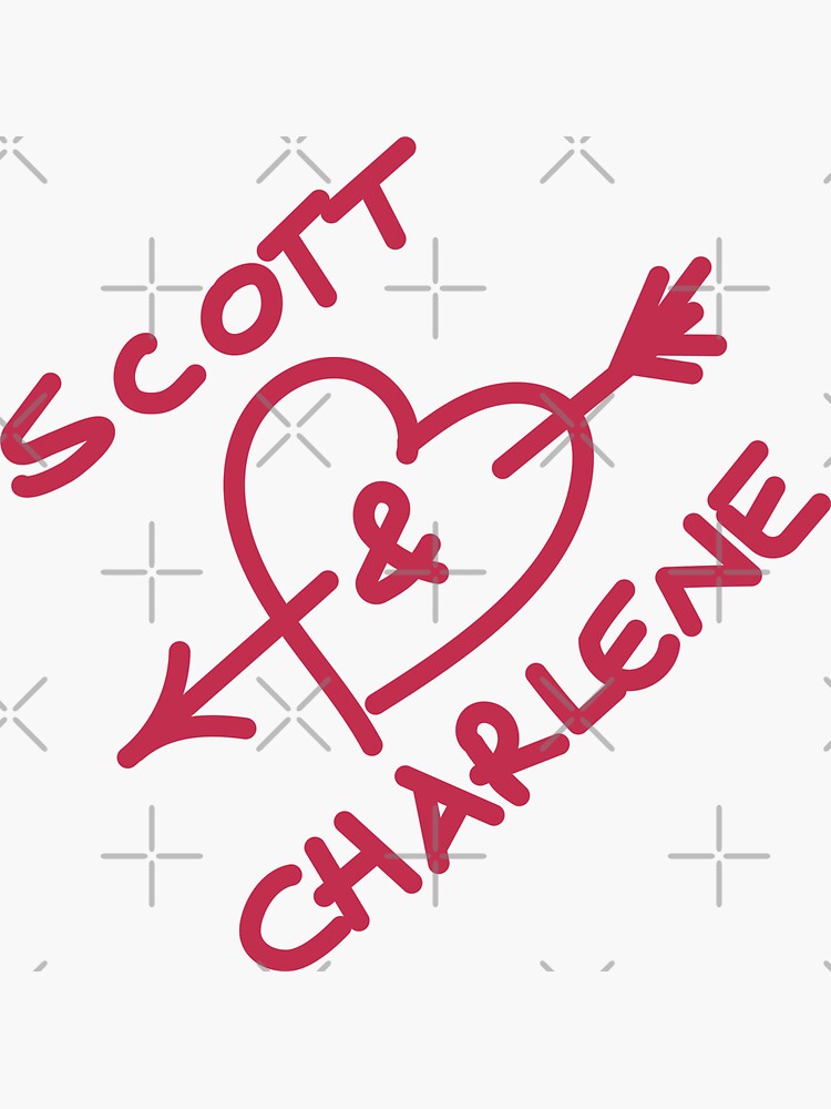 "Scott and Charlene" Sticker for Sale by GoodNeighbours | Redbubble