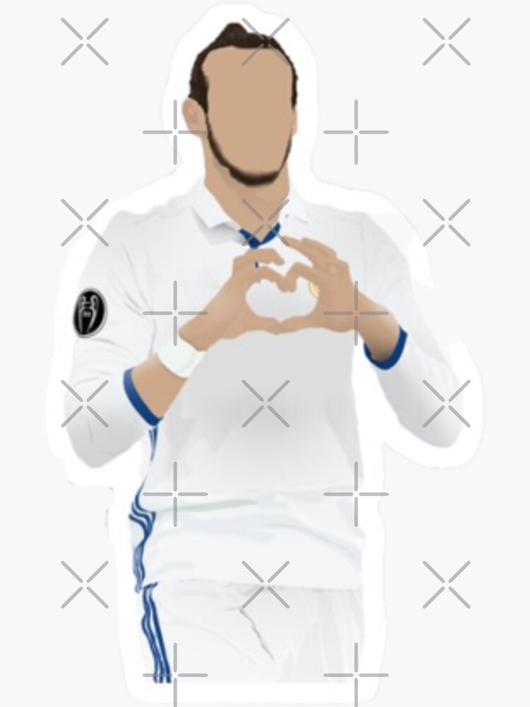 "Gareth Bale : Hala Madrid Merch and Apparel" Sticker for Sale by ...