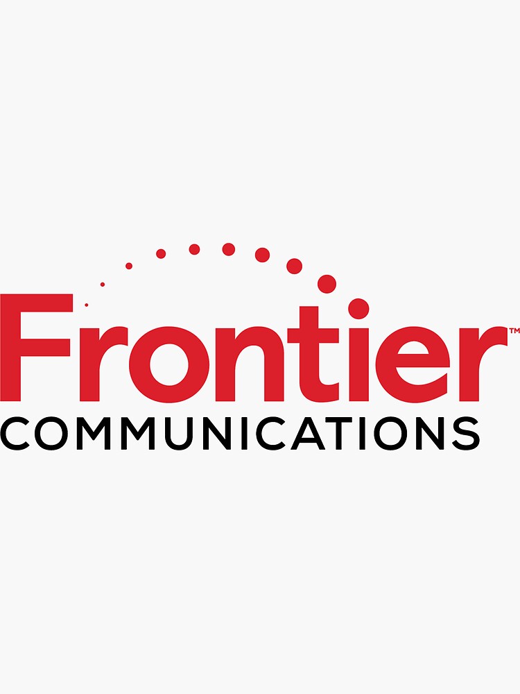 "FRONTIER COMMUNICATIONS -logo" Sticker for Sale by AlisNicolas421 ...