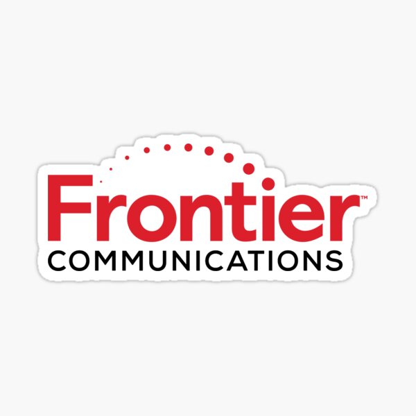 "FRONTIER COMMUNICATIONS -logo" Sticker for Sale by AlisNicolas421 ...
