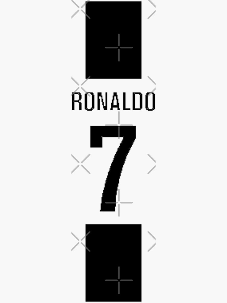 "Ronaldo CR7 Merch and Apparel - " Sticker for Sale by ProFootball ...