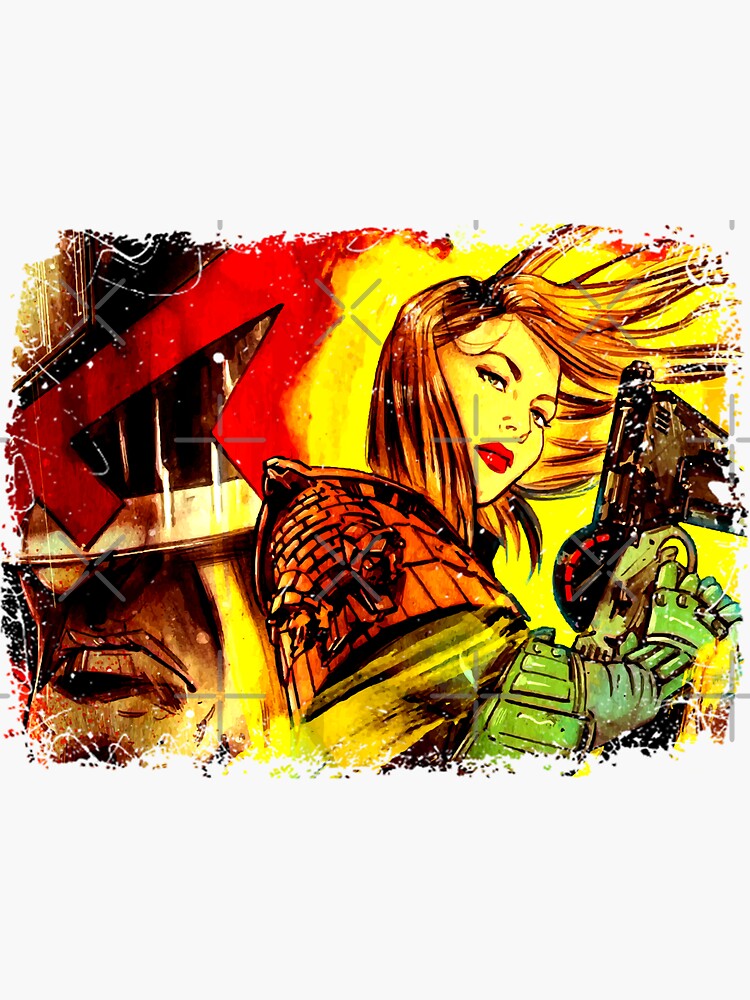 "Judge Dredd Merch" Sticker for Sale by xxXVintageXxx | Redbubble