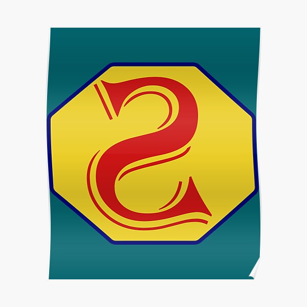 "Backwards letter - Letter S " Poster for Sale by KronviDesigns | Redbubble
