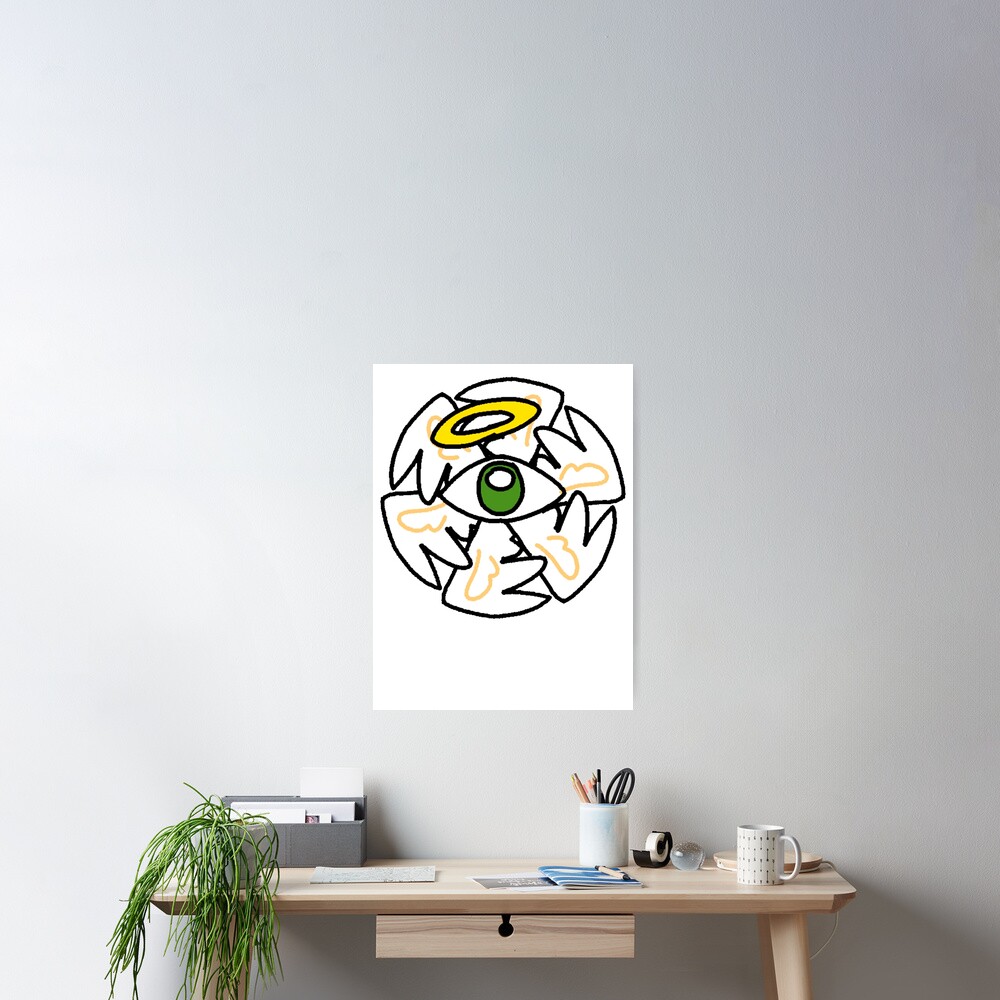 "Biblically accurate angel emoji" Poster for Sale by Kerry3248 | Redbubble
