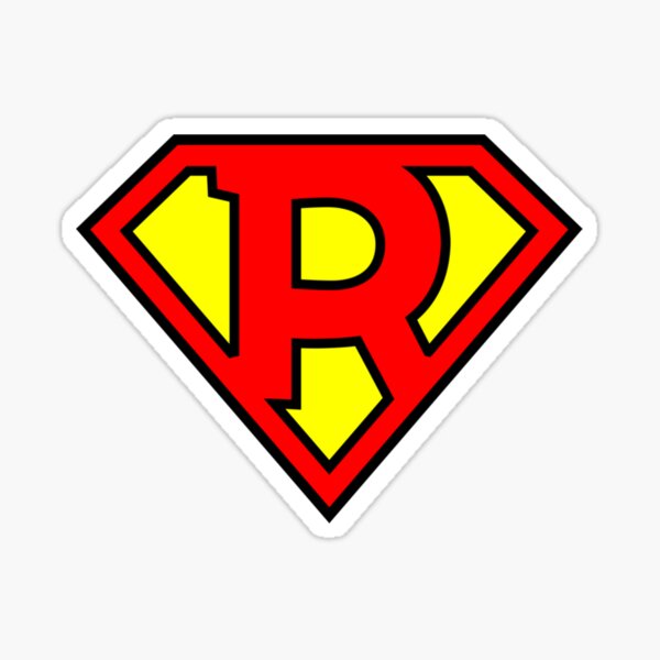 "Letter R Super Letter Vol.1 " Sticker for Sale by KronviDesigns ...