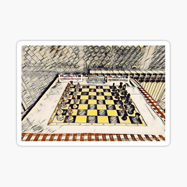 "Magical Chess Board" Sticker for Sale by REALDesign-Shop | Redbubble