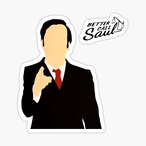 "Saul Goodman" Sticker for Sale by MichaelKlocko | Redbubble