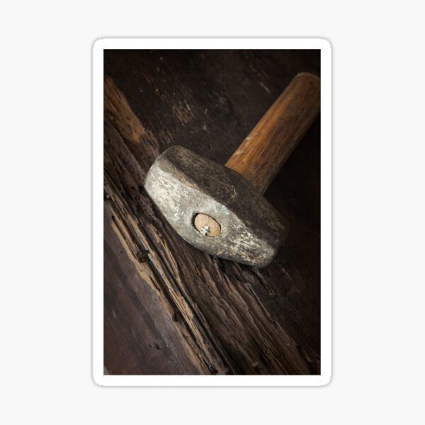 "Small Sledge Hammer " Sticker for Sale by cuthead | Redbubble