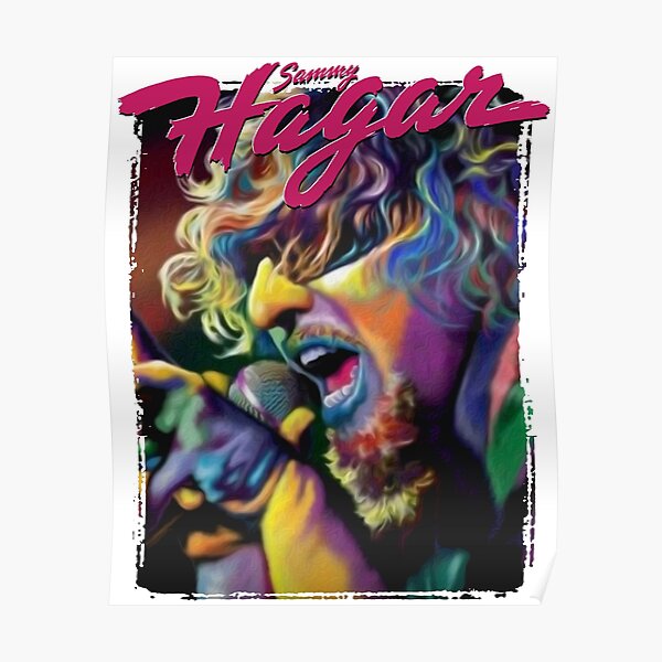 "SAMMY HAGAR" Poster for Sale by ercolepisani | Redbubble
