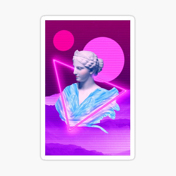 "vaporwave" Sticker for Sale by Ai2te | Redbubble