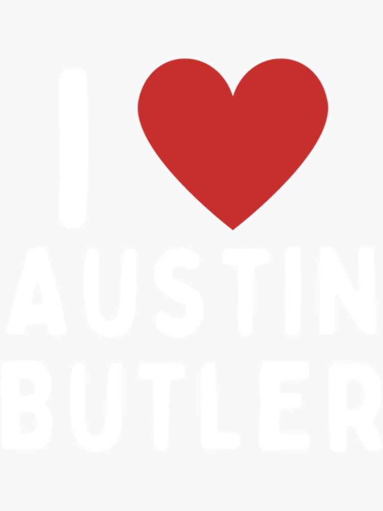 "I Heart Austin Butler " Sticker for Sale by KevinCampArt | Redbubble