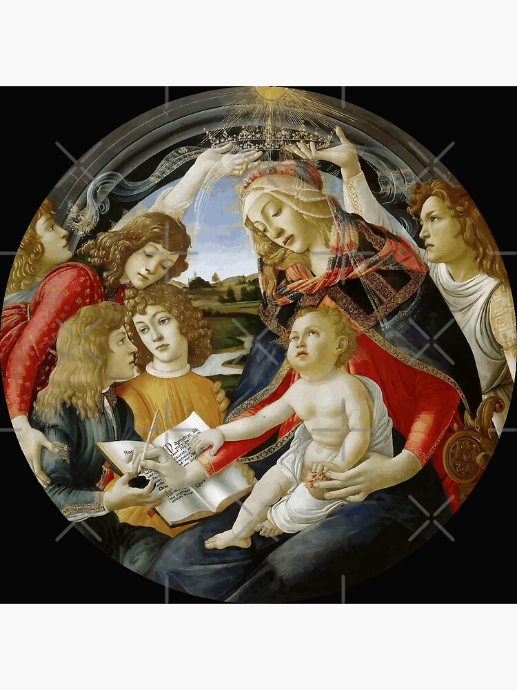 "Botticelli's "Madonna of the Magnificat"" Poster for Sale by oko ...