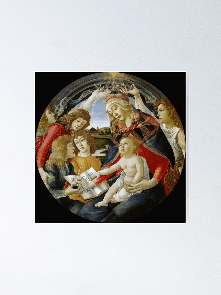"Botticelli's "Madonna of the Magnificat"" Poster for Sale by oko ...