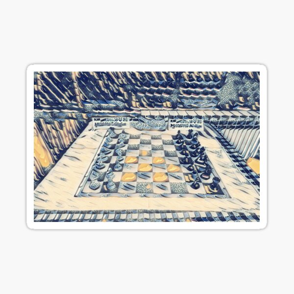 "Fantasy Chess Board" Sticker for Sale by REALDesign-Shop | Redbubble