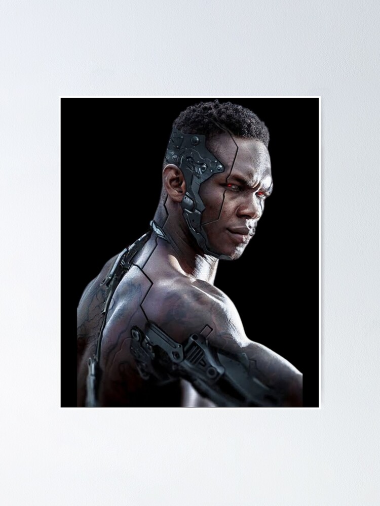 "Israel Adesanya Machine Or God The Last style bender " Poster for Sale ...