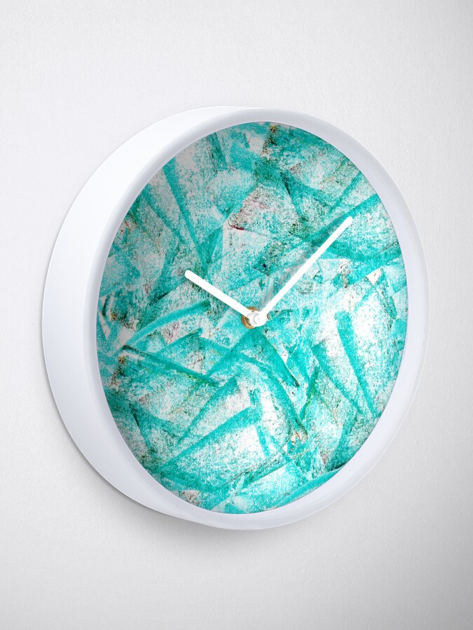 Reloj «Impresionismo abstracto Fondo de pincelada. Punto abstracto ...