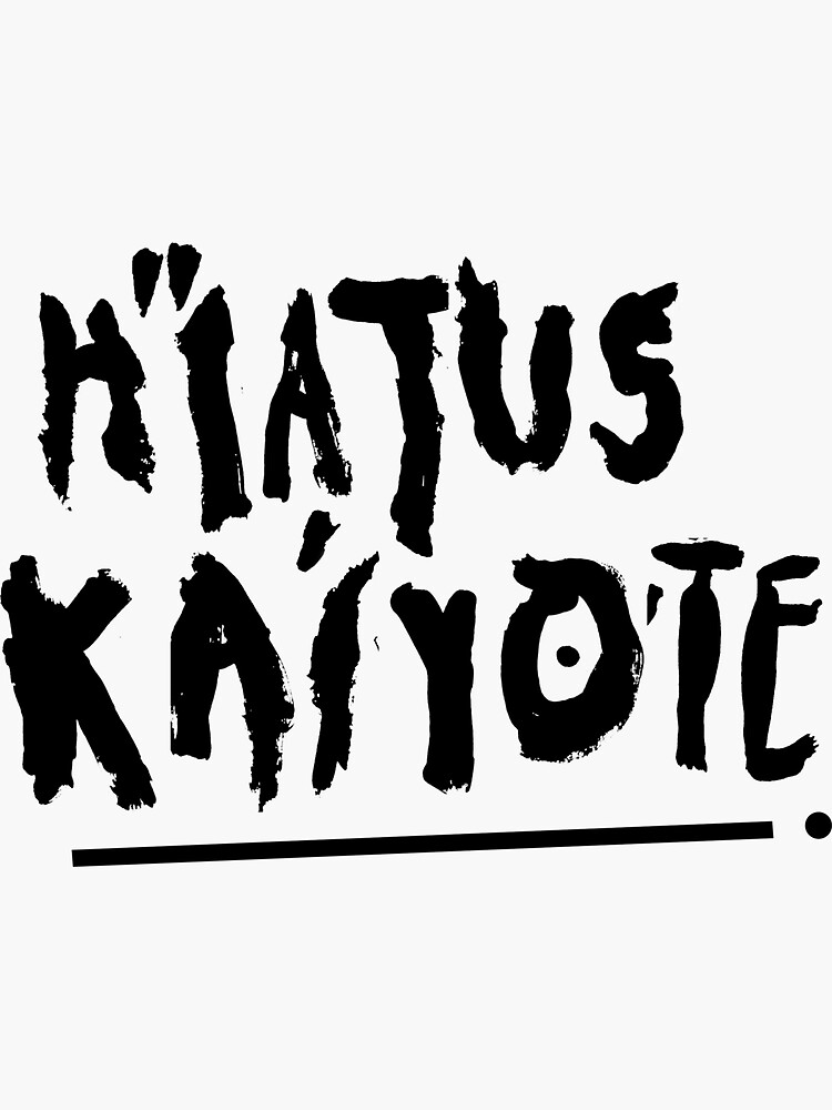 "HIATUS KAIYOTE BAND" Sticker for Sale by duabicara | Redbubble