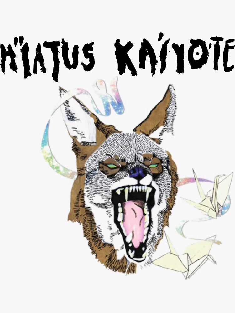 "HIATUS KAIYOTE BAND" Sticker for Sale by duabicara | Redbubble