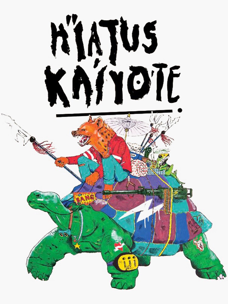 "HIATUS KAIYOTE BAND" Sticker for Sale by duabicara | Redbubble
