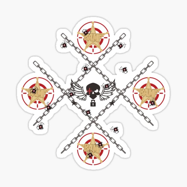 "McCree Deadeye inspired print" Sticker by torisipes | Redbubble