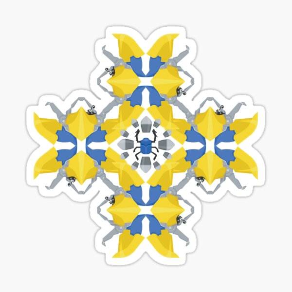 "Pharah Armor inspired print" Sticker by torisipes | Redbubble