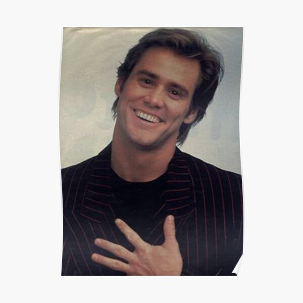 "Jim Carrey - Smile" Poster for Sale by Edmondxa | Redbubble