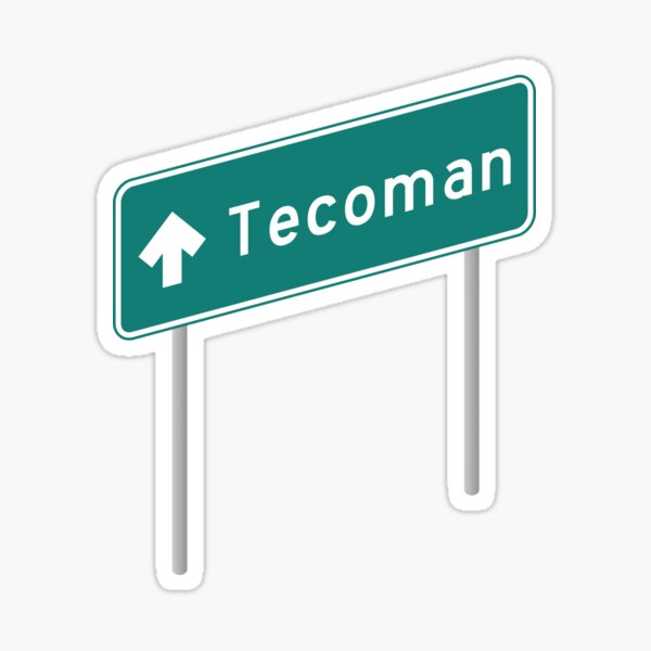"Tecoman" Sticker for Sale by WordsMaps | Redbubble