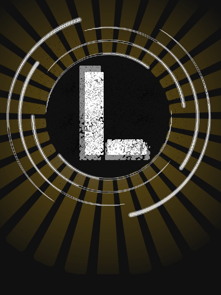 "Letter L Alphabet sunlight and space" T-shirt for Sale by rachidhaz ...