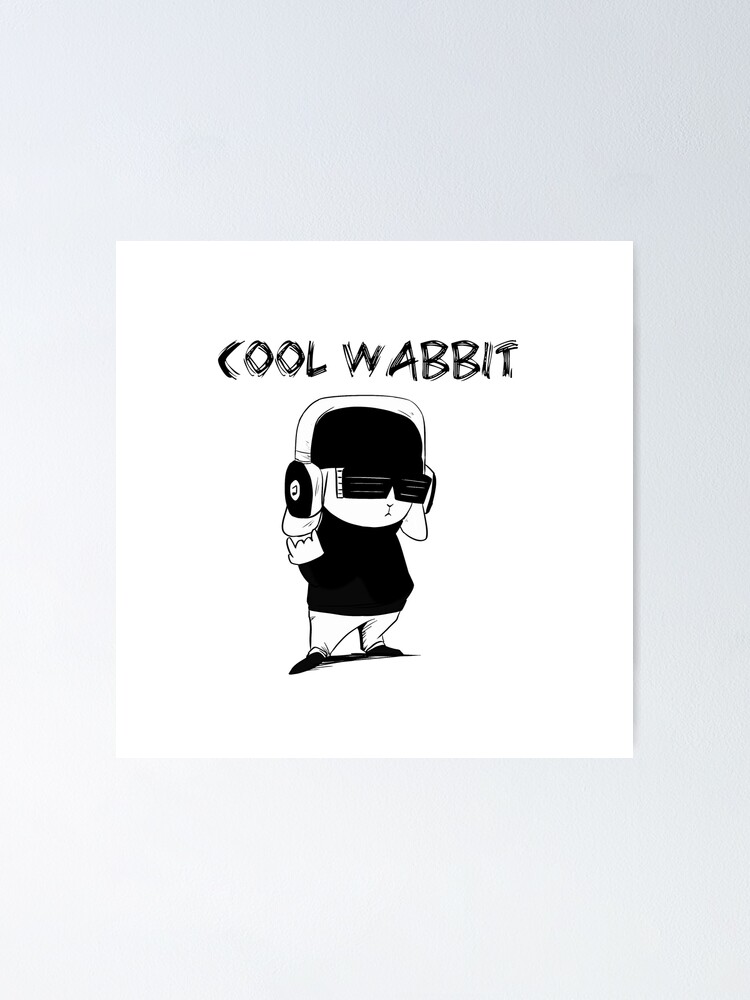 "Cool wabbit" Poster for Sale by Esteriart | Redbubble