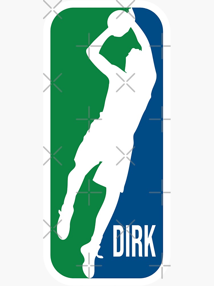 "Gifts Nba DIRK LOGO" Sticker for Sale by KonstantinWeise | Redbubble