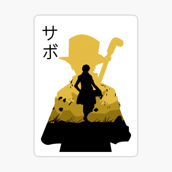 "sabo one piece" Sticker for Sale by JasonButki | Redbubble