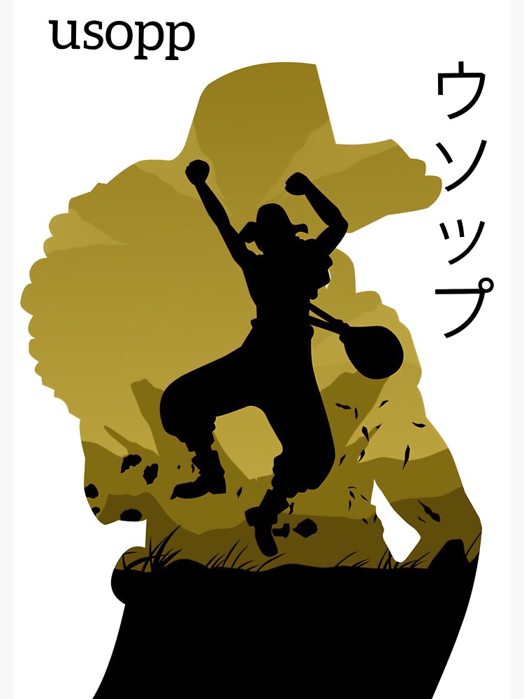"usopp" Sticker for Sale by DanielDutkosky | Redbubble