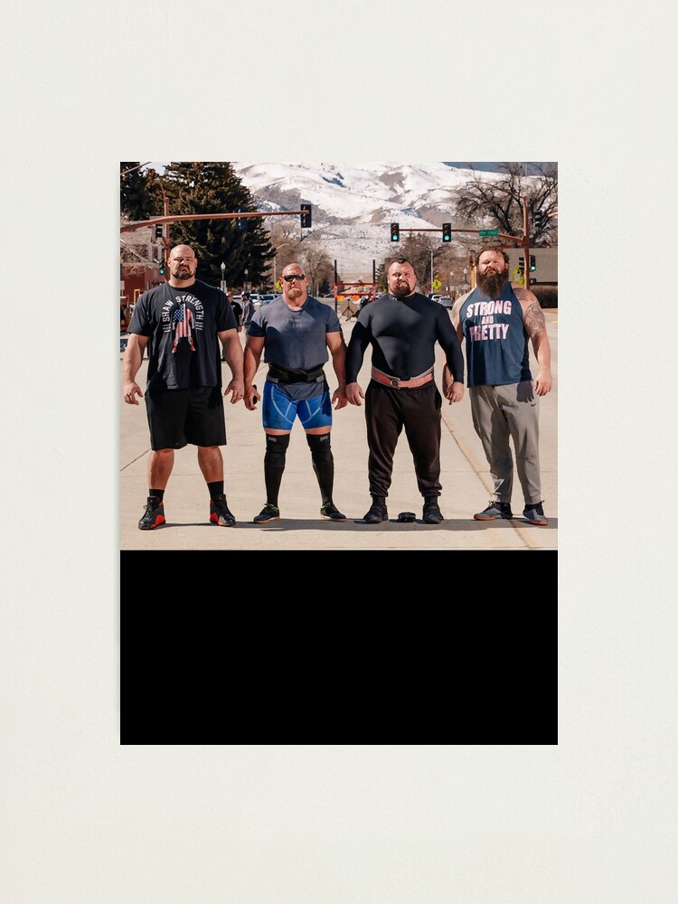 Lámina fotográfica «Los hombres más fuertes de la historia - Brian Shaw ...