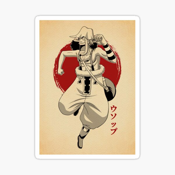 "Usopp" Sticker for Sale by DanielDutkosky | Redbubble