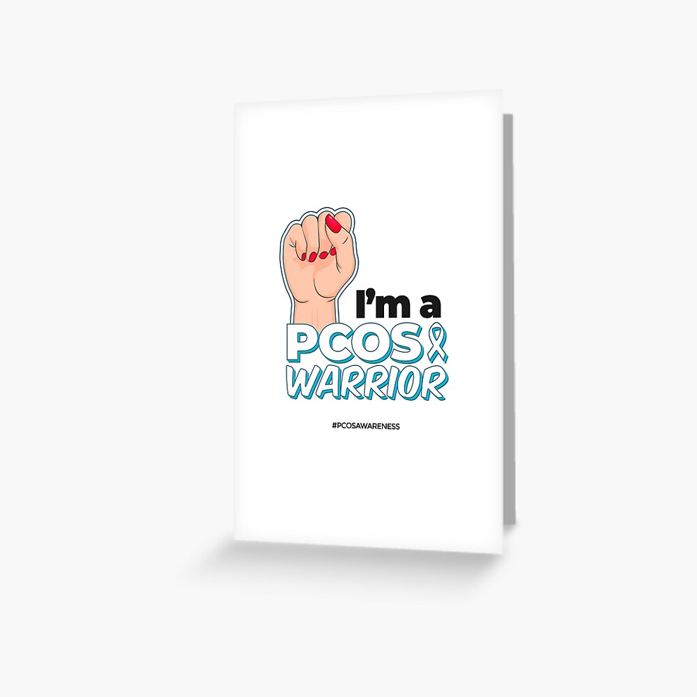 Tarjetas de felicitación «Soy una guerrera del síndrome de ovario ...