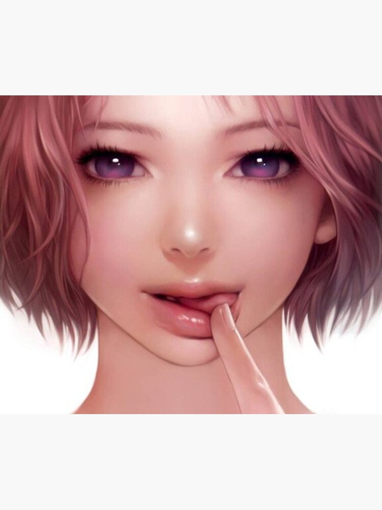Anime Lips Sticker For Sale By Flx7design Redbubble