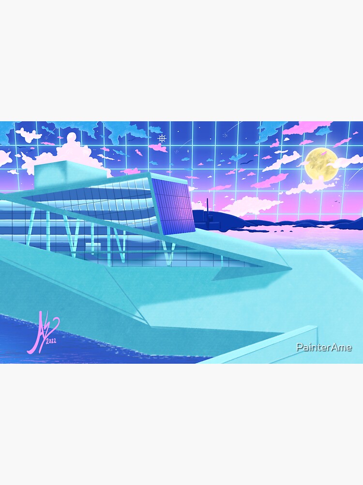 "Oslo Opera House // Operahuset" Sticker for Sale by PainterAme | Redbubble