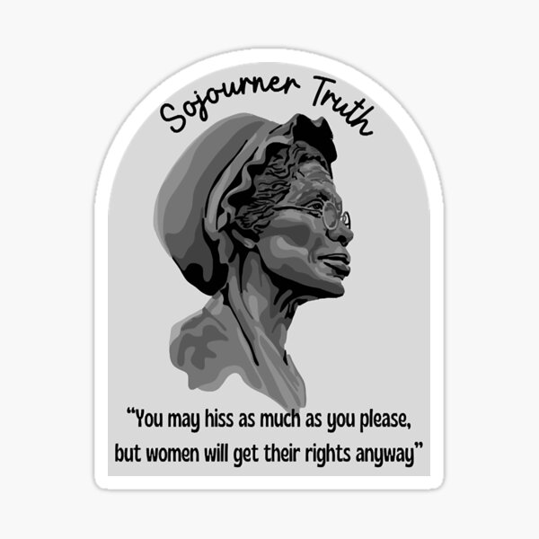 "Sojourner Truth Portrait and Quote " Sticker for Sale by ...