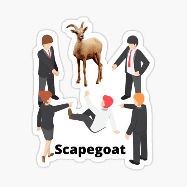 "Scapegoat" Sticker for Sale by FashionHoodie | Redbubble