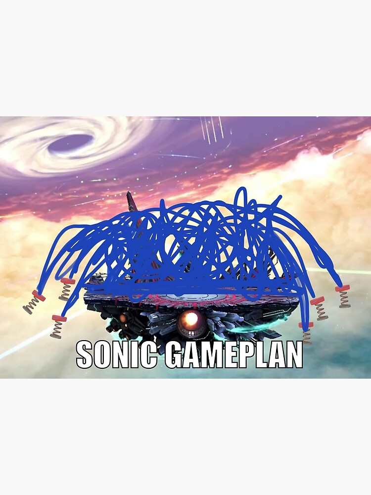 "sonic game plan" Poster for Sale by Hungryball | Redbubble