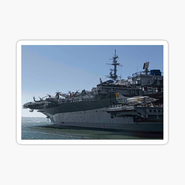 "The USS Midway - 2 ©" Sticker for Sale by PrinceJohn | Redbubble