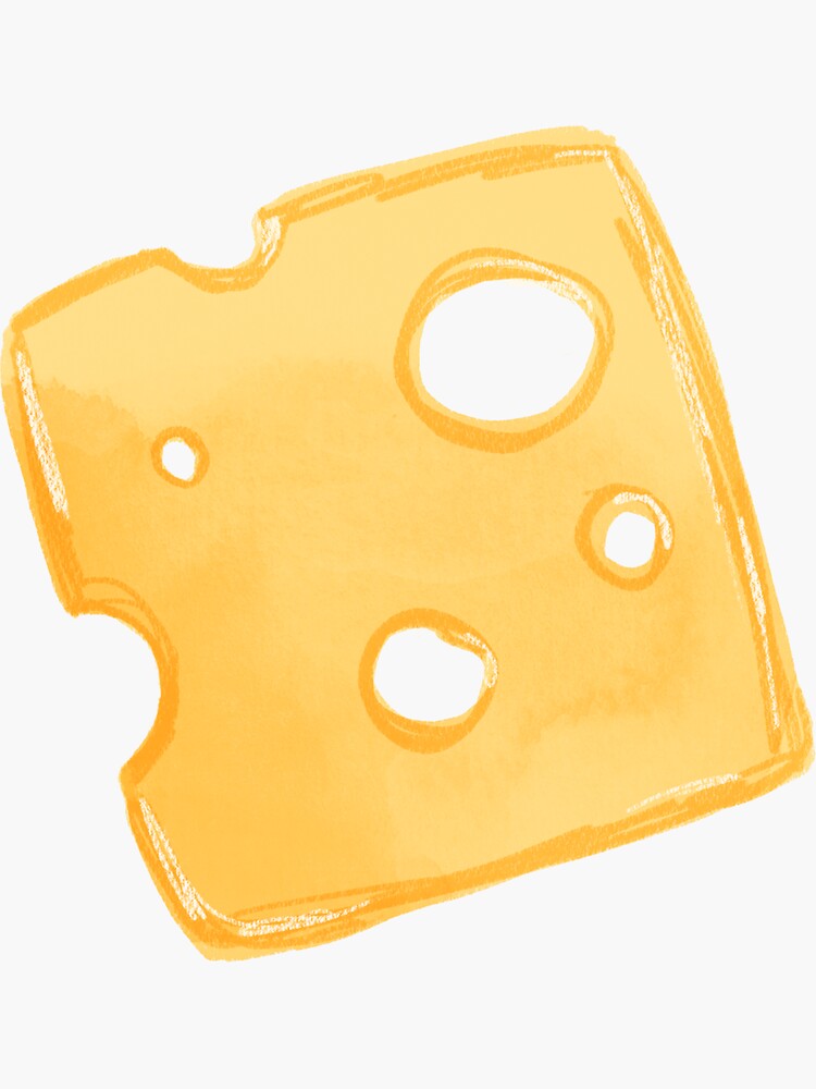 "Swiss cheese backpack" Sticker for Sale by Munstickers | Redbubble